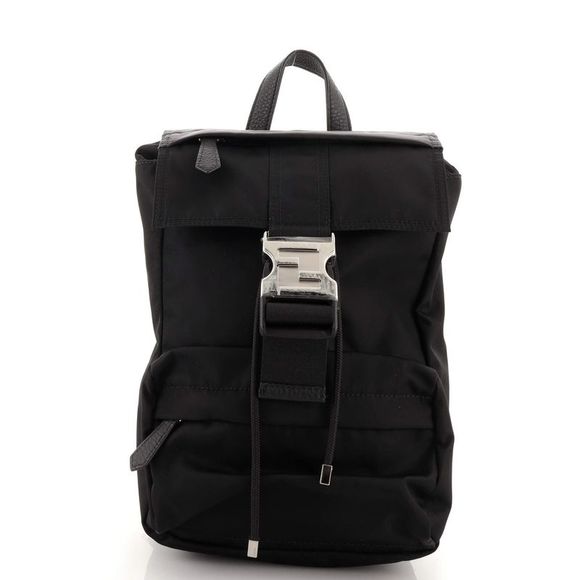 Fendi | Bags | Fendi Fendiness Backpack Nylon Small Black | Poshmark